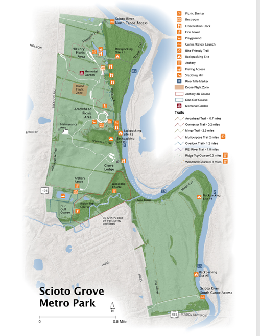 Scioto Grove Metro Park: Grove City Trail Guide